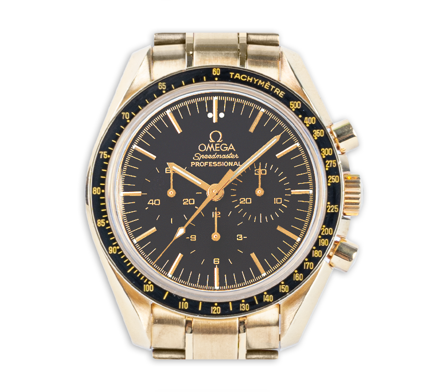 Omega Gold Speedmaster Ref. 31955000 - Timeless.investments